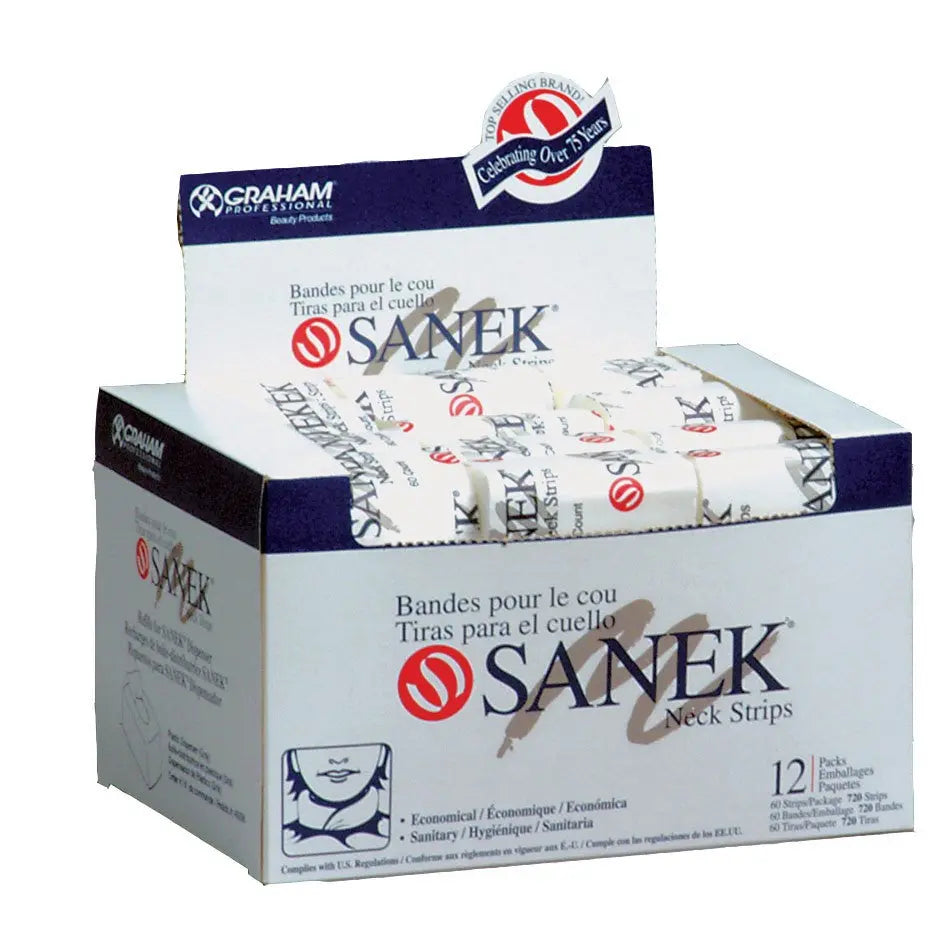 Sanek Neck Strips Master Case of 4 Cartons - 2880 Strips, 4 Count (CAS